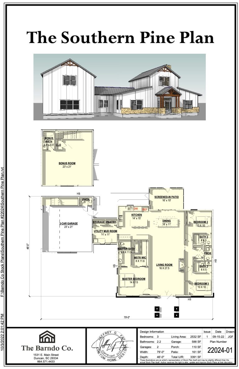 50x100 Barndominium Floor Plans with Shop | The Maple Plan 2