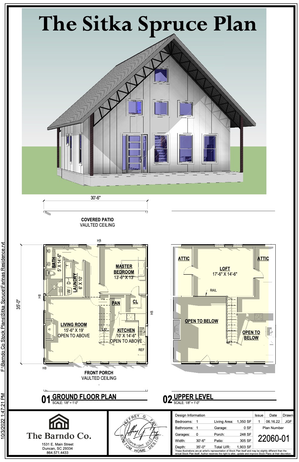 50x100 Barndominium Floor Plans with Shop | The Maple Plan 2